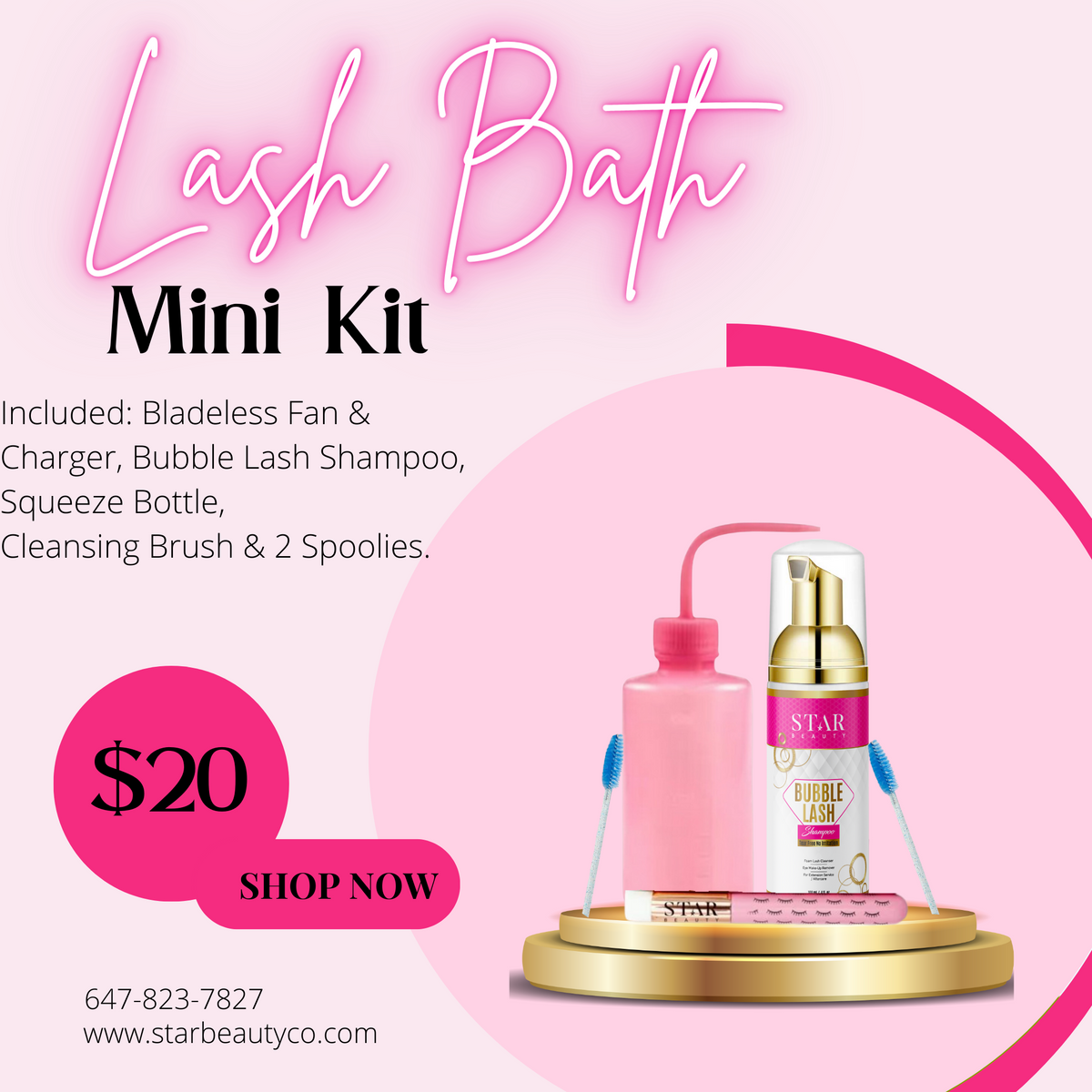 Mini Lash Bath Kit