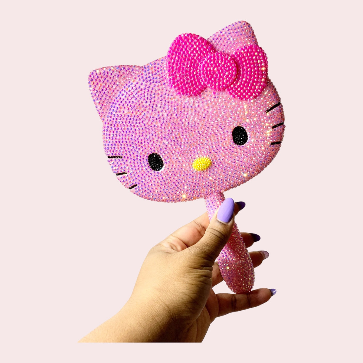 Pre Order Hello Kitty Hand Held Diamond Mirror